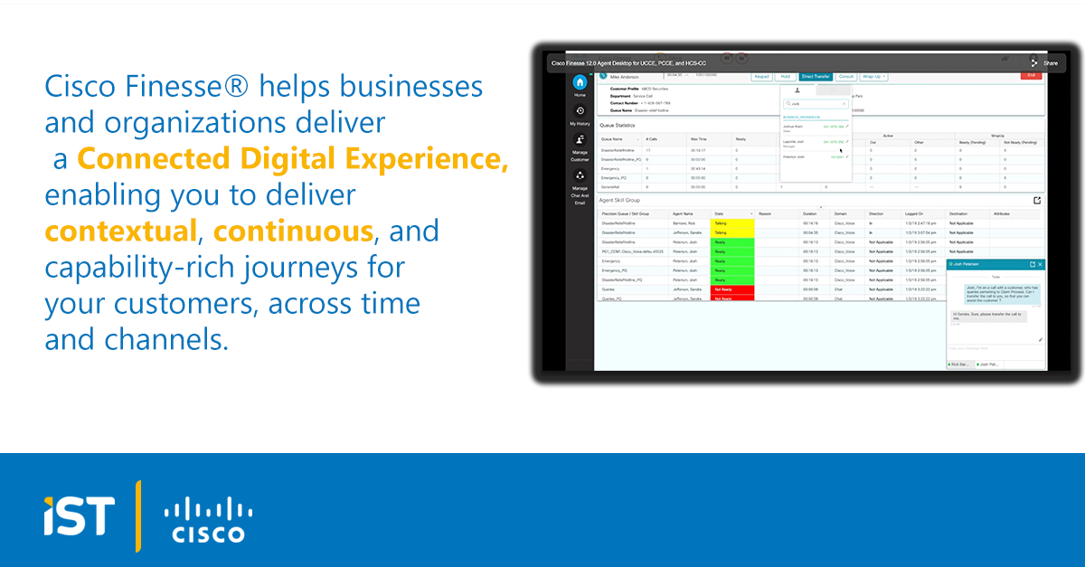 Watch Cisco Finesse 12 for UCCE in Action - IST Networks